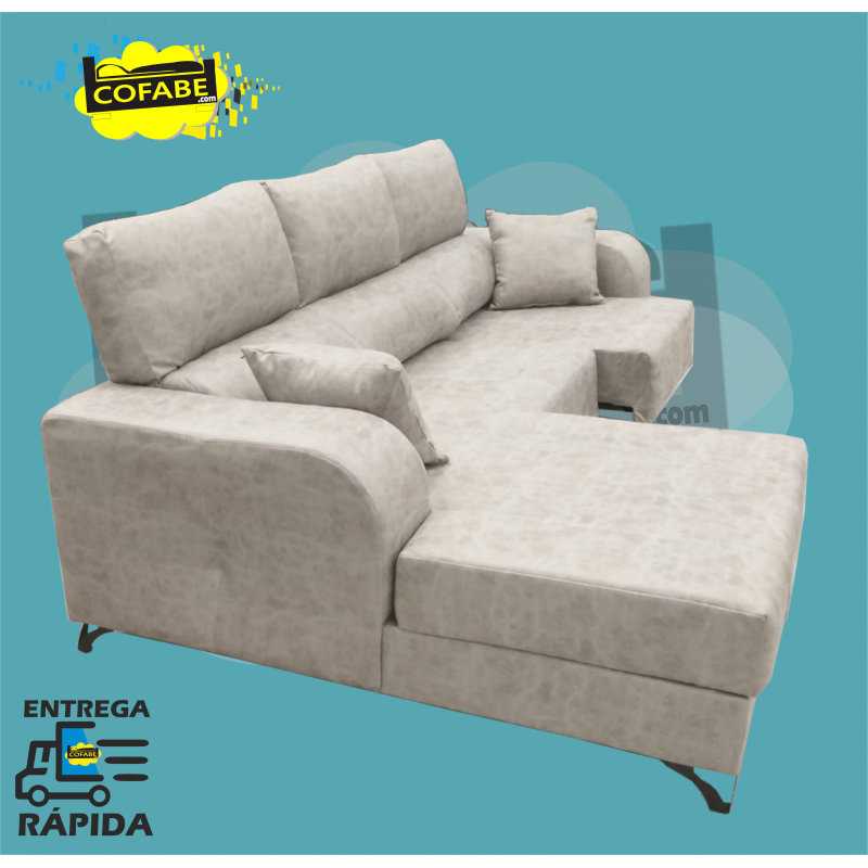 Sofá Chais. 275*165cm Pata Alta BER